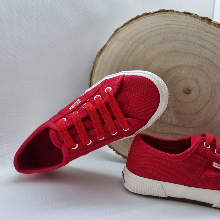 Zapatilla lona rojo - ANDY- Z - Uhane