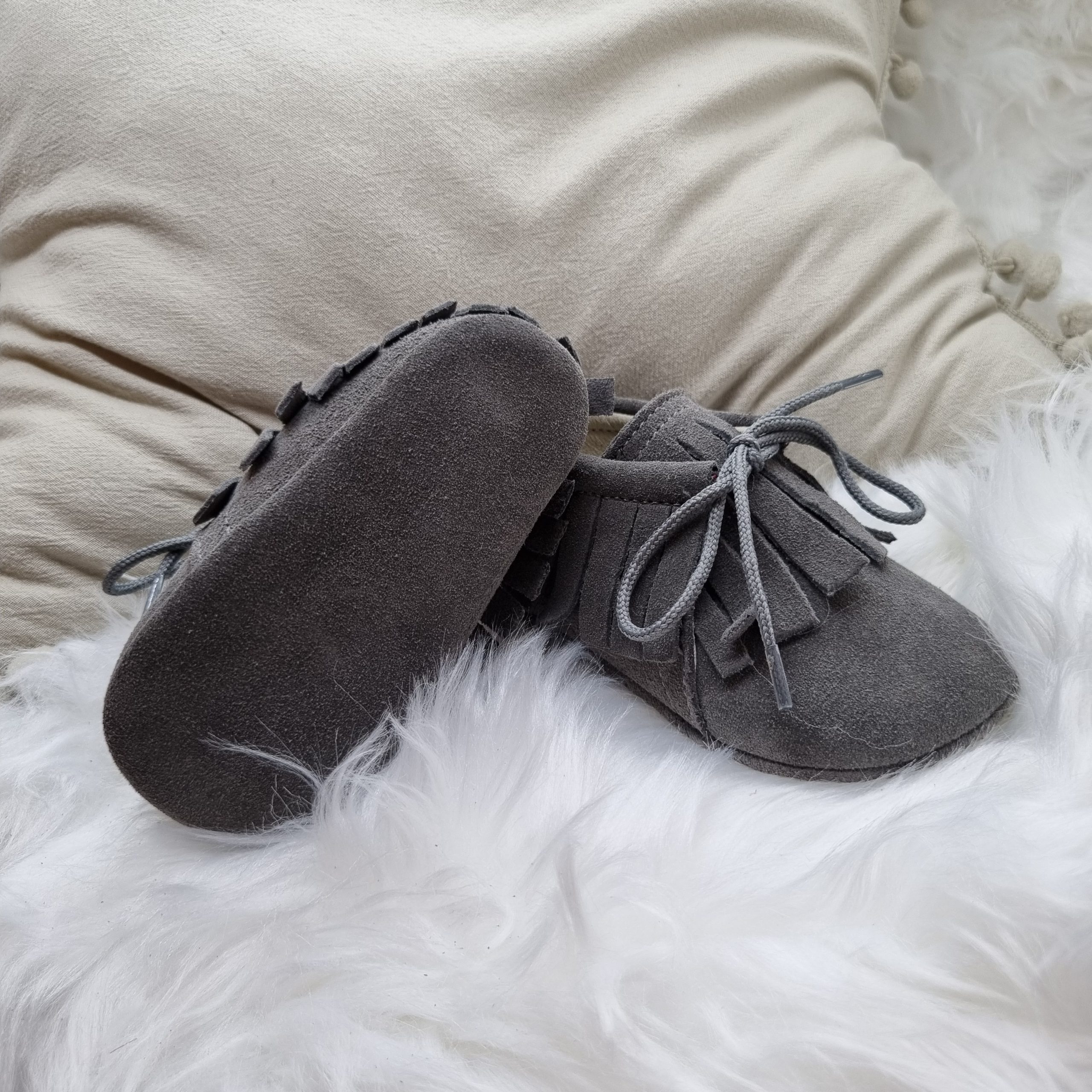 Zapatito flecos bebé - CHUCHES - Uhane