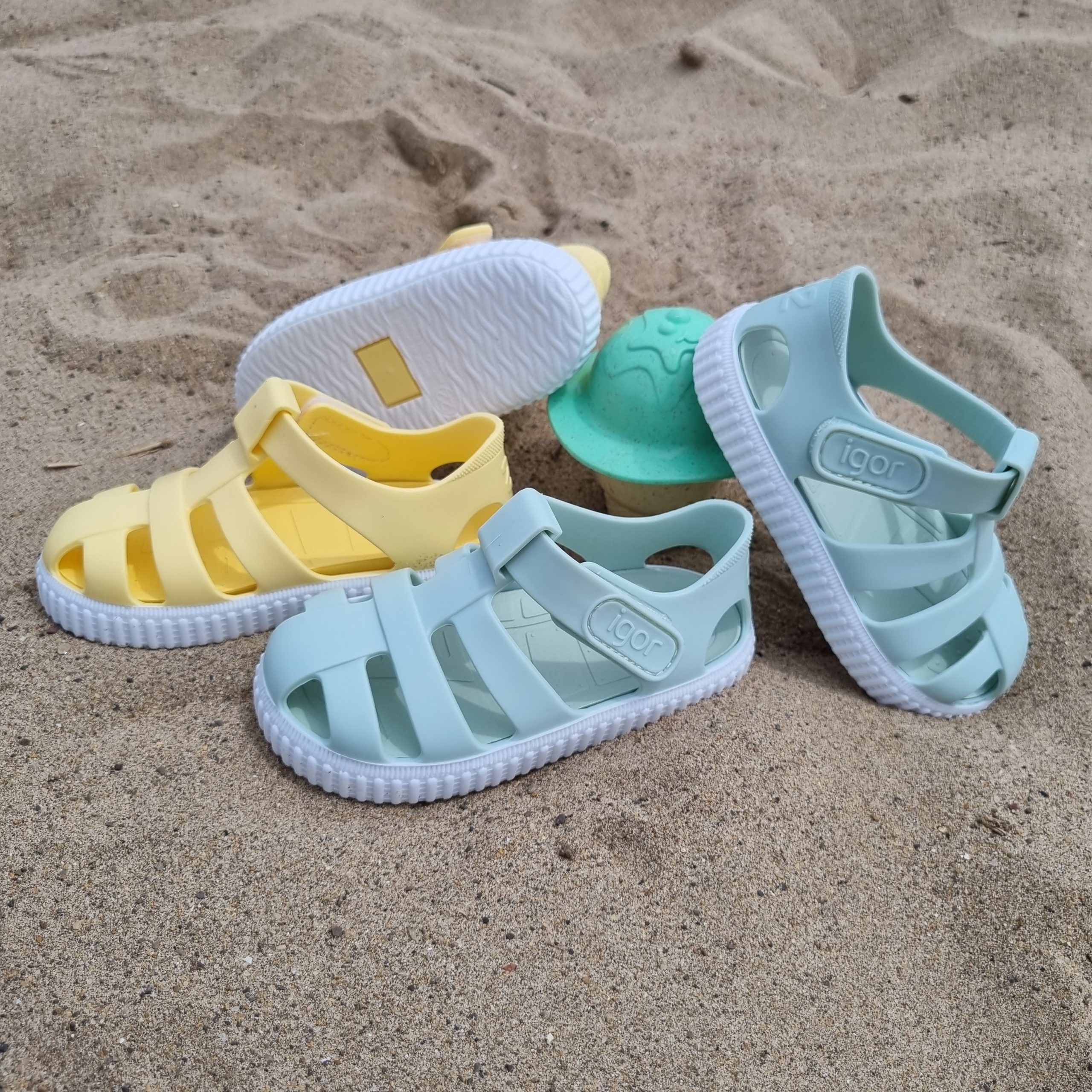 Cangrejera sport amarillo/mint - IGOR - Uhane